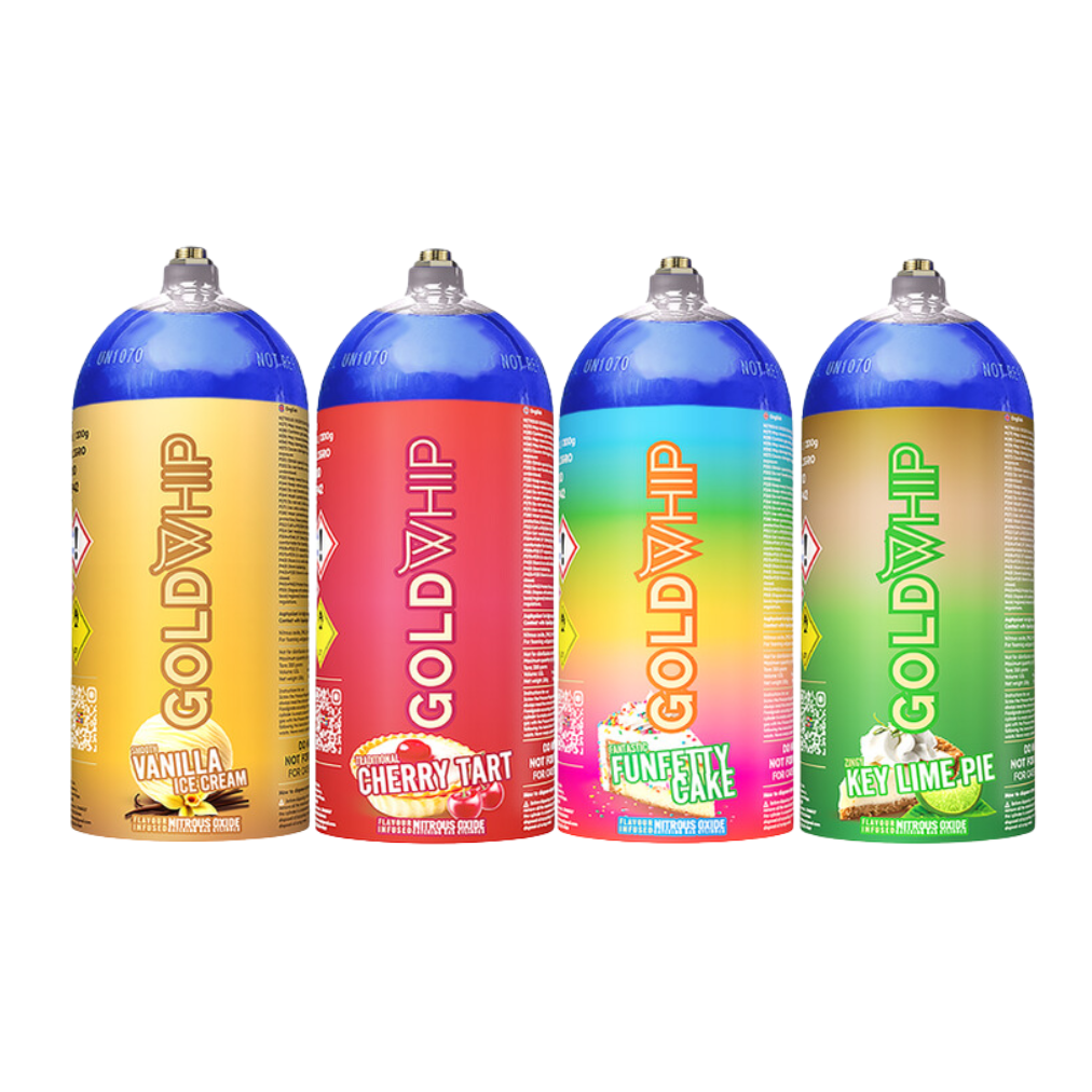 GoldWhip Mini 200g Dessert Flavoured N2O Cylinders