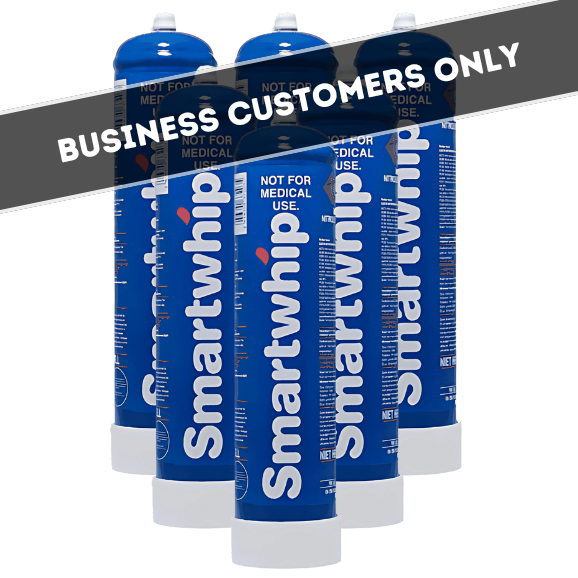 6 x Smartwhip Silver 640g Cylinders N2O Cream Chargers (Case)